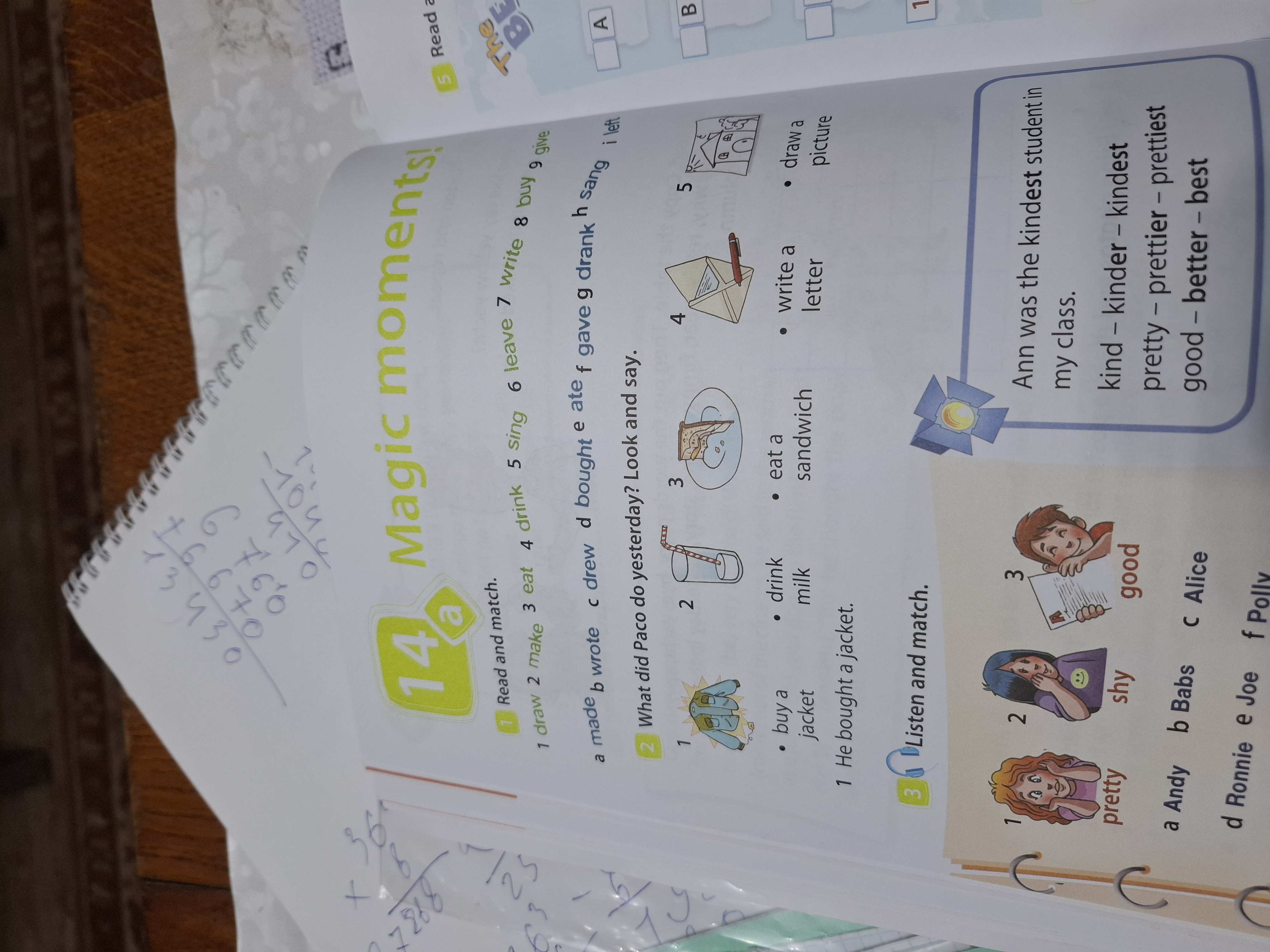 Ann was the kindest student in my class. kind - kinder - kindest pretty ...