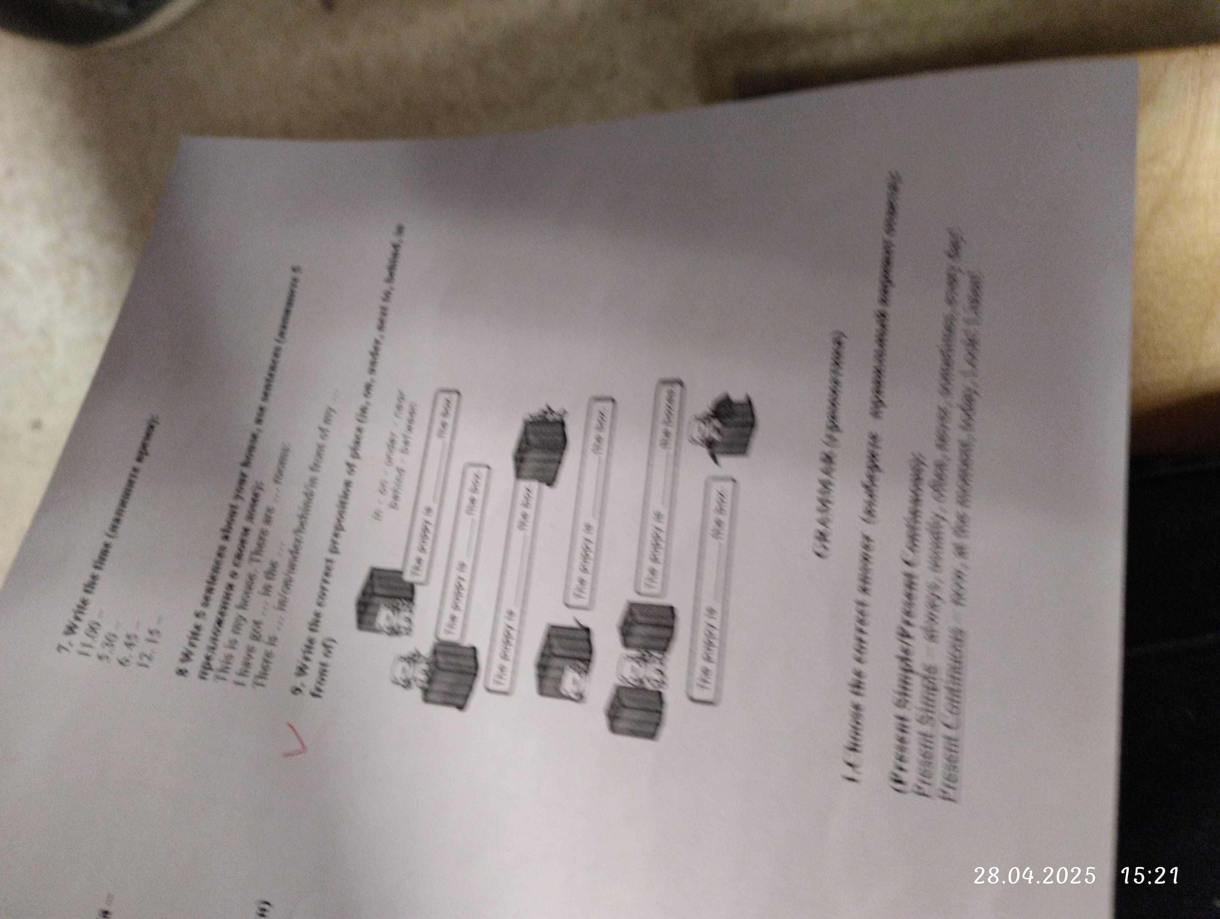 10. Choose the correct answer (Выберите правильный ответ) (Present ...