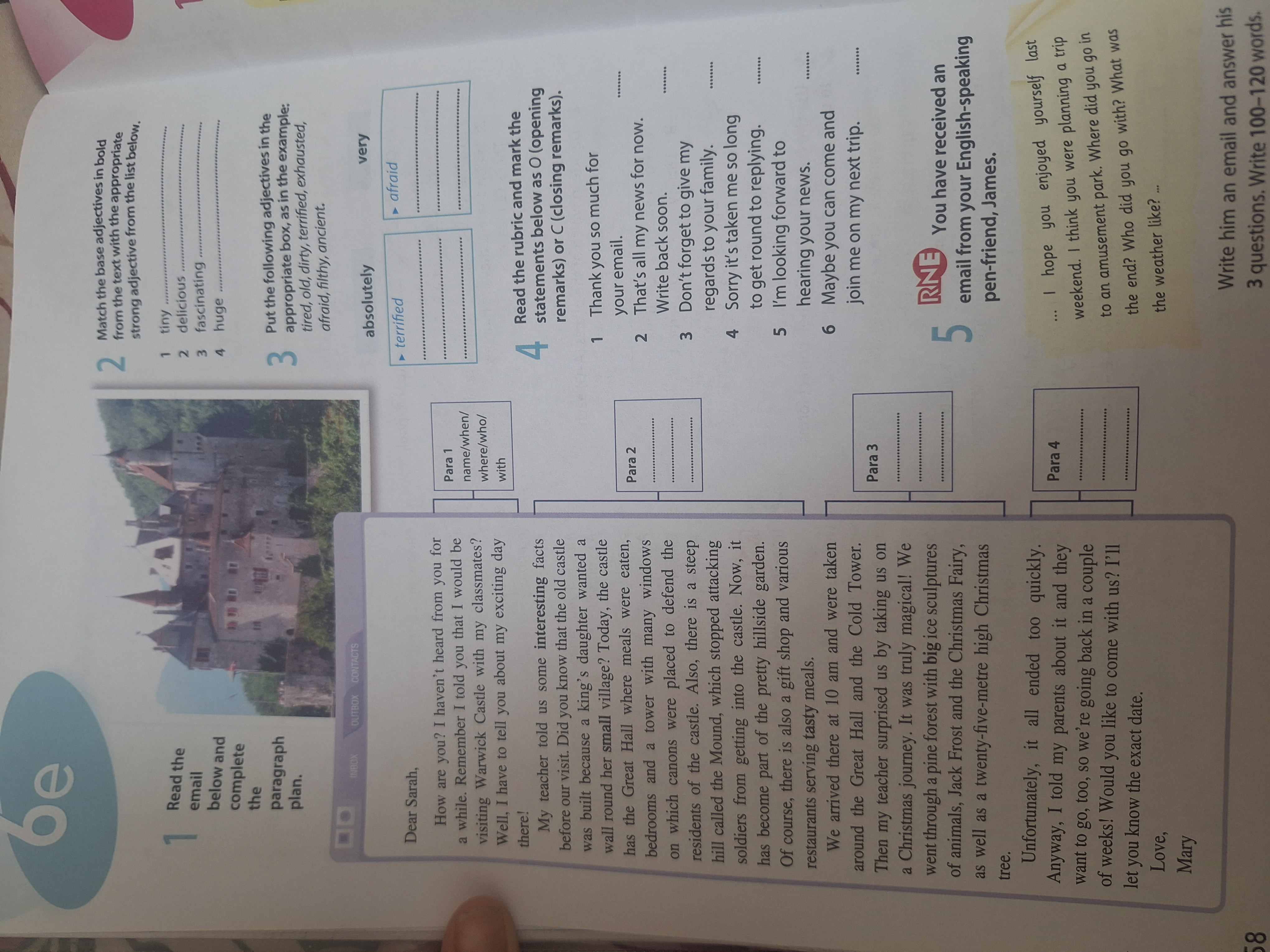 Match the base adjectives in bold from the text with the appropriate ...